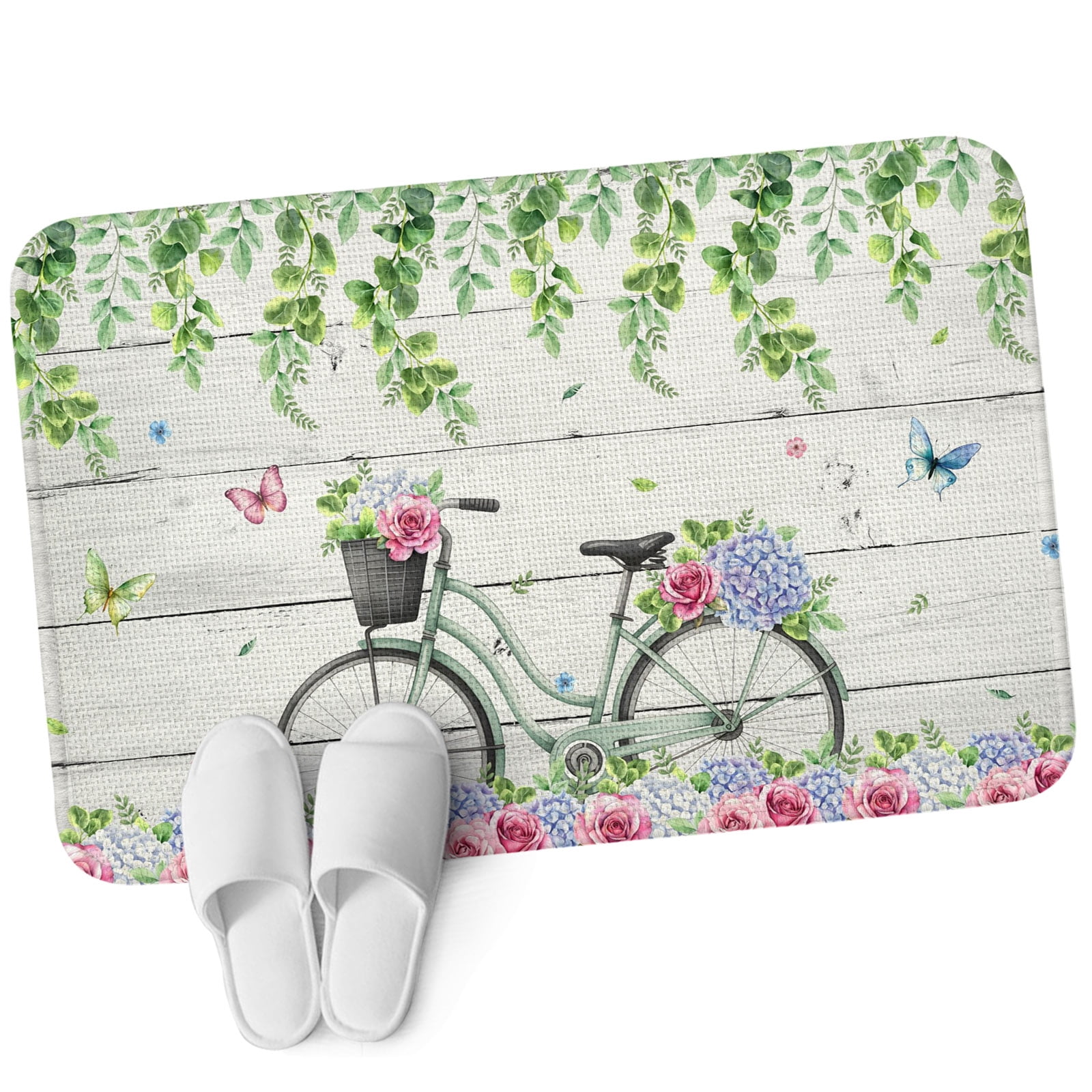 3.94'x5.25' Area Rug for Bedroom, Spring Non Slip Soft Small Carpet for ...