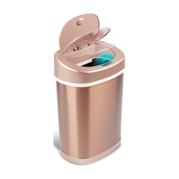 3.96 Gallon Automatic Trash Can with Motion Sensor, Touchless Stainless ...