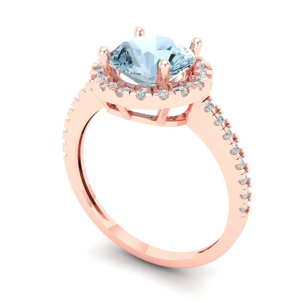 3.96ct Cushion Cut Blue Crystal 18k Yellow Gold Engraving Statement Bridal Wedding Designer Ring ...