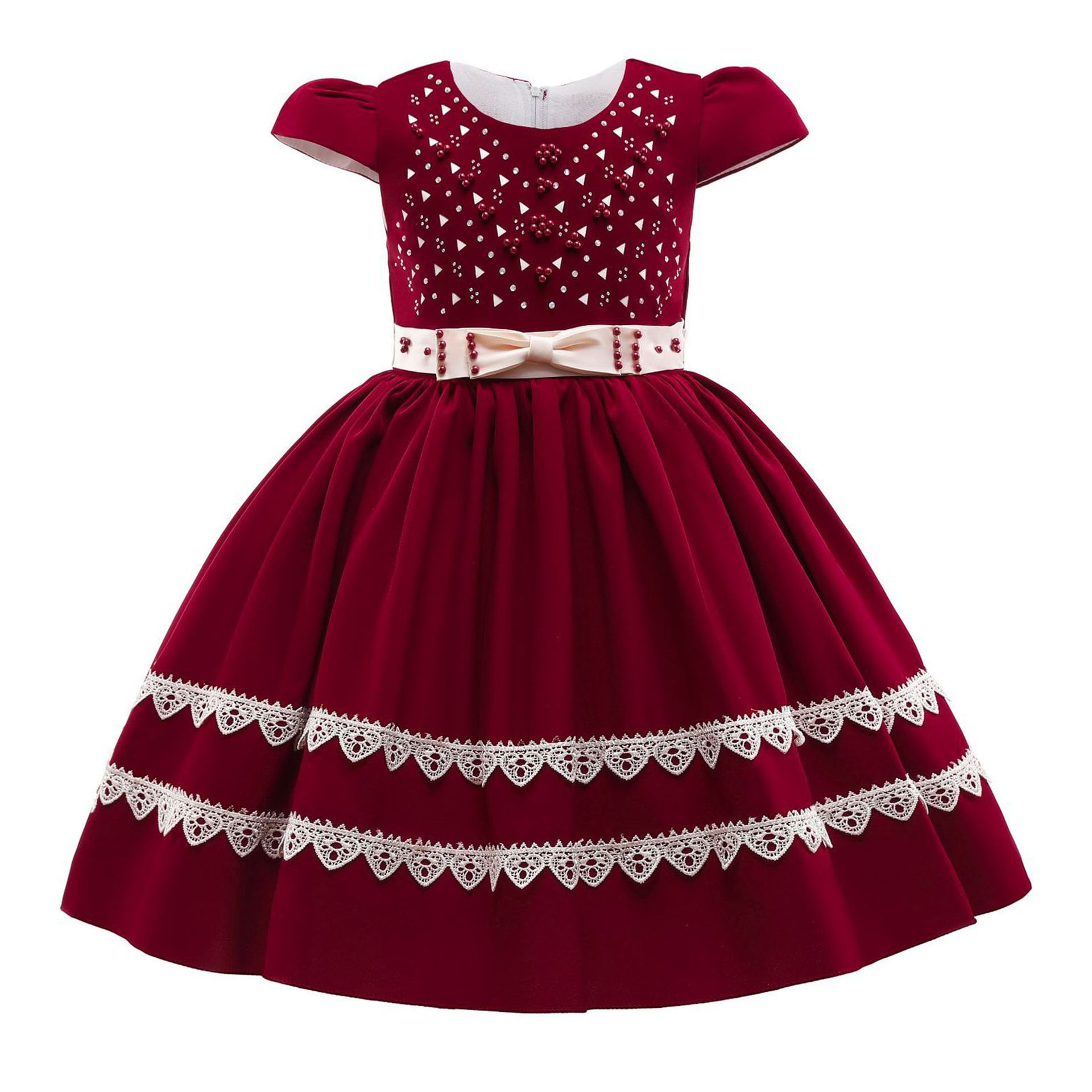 3-9T Little Girls Princess Dress For Christmas Party Wedding Birthday ...