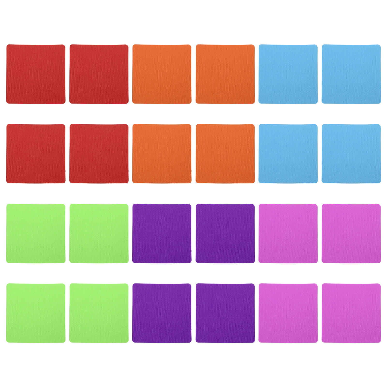 3.9x3.9" Square Carpet Spot,48 Pack Floor Spot Sitting Marker Nylon ...