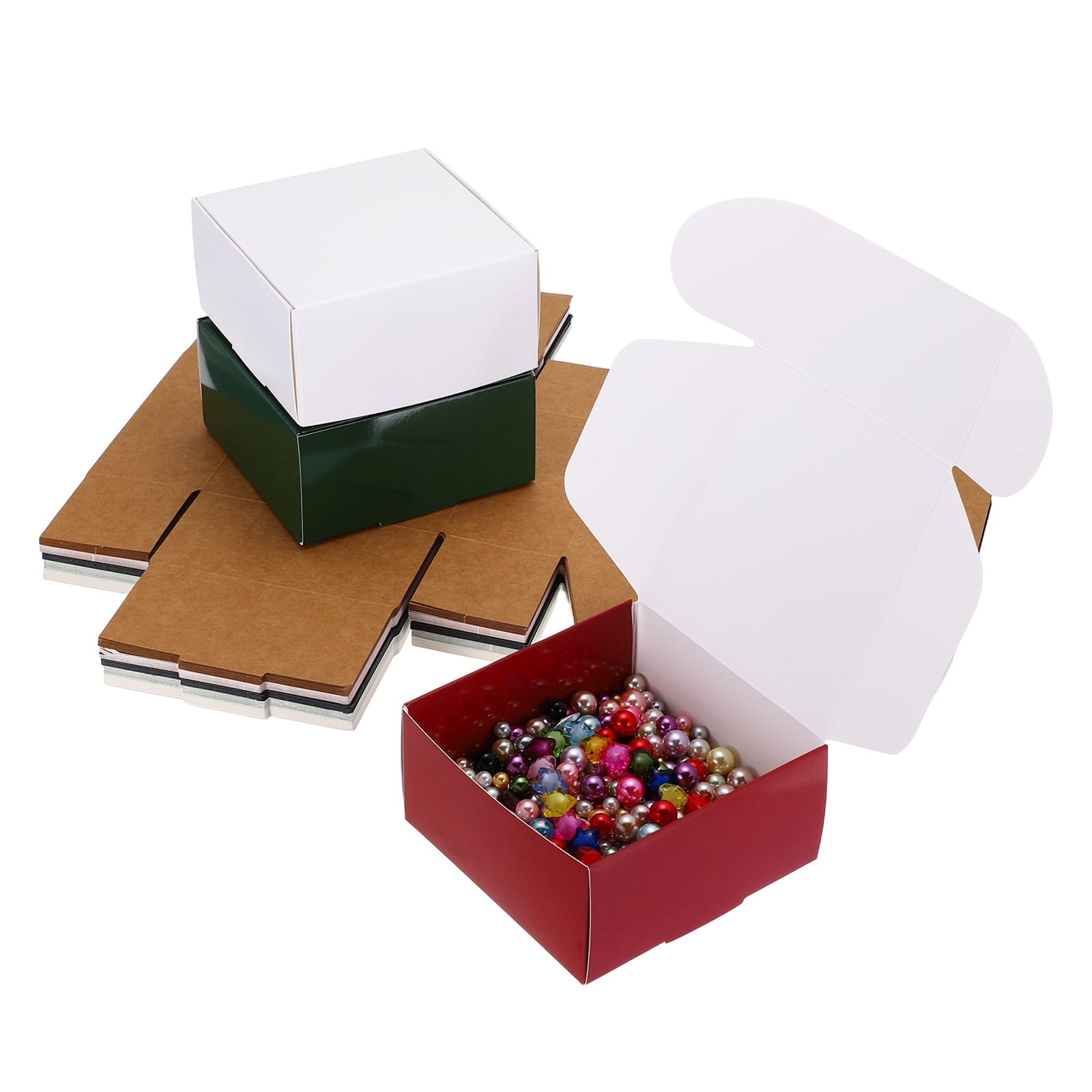 3.9x3.9x2" Small Gift Boxes Bulk with Lid, 40 Pack Mini Square ...