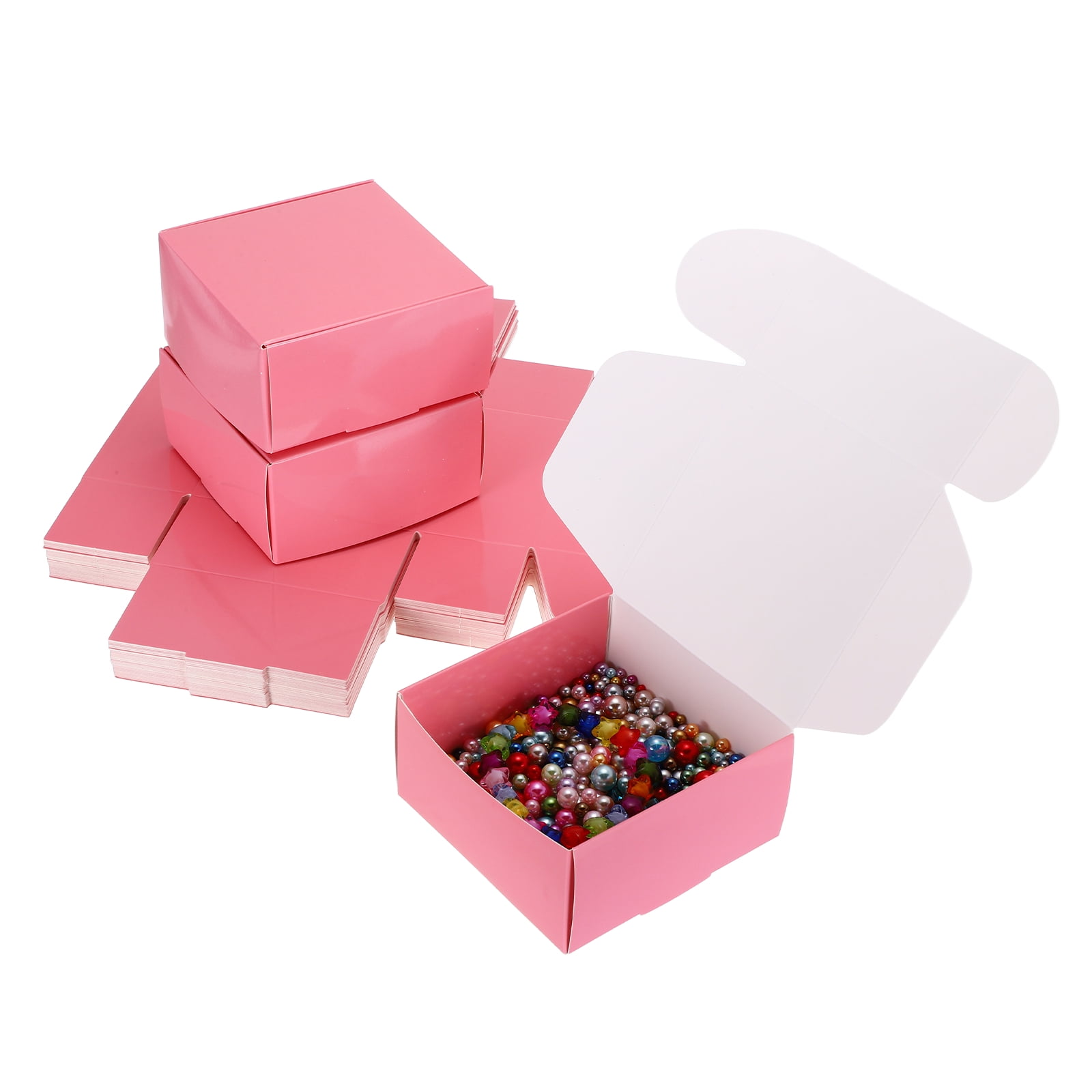3.9x3.9x2" Small Gift Boxes Bulk with Lid, 50 Pack Mini Square ...