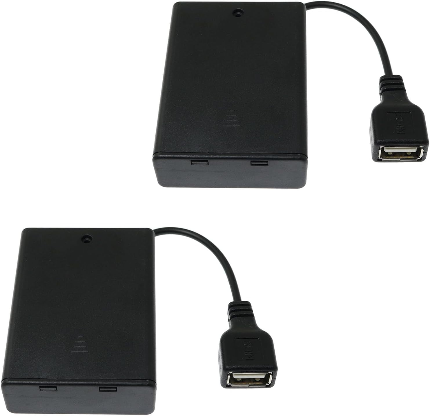 3 AA Battery Holder 2PCS 3 x AA Battery Case Box Holder with Cover, On ...