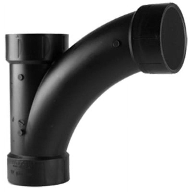 3" ABS/DWV Long Turn Tee Wye Hub x Hub x Hub, Each - Walmart.com