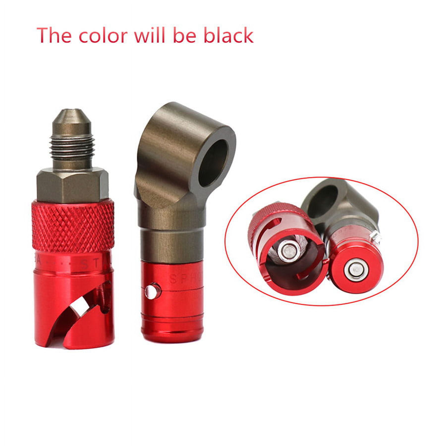 3 AN Black Aluminum CNC Quick Release Dry Brake Line Coupling Fitting ...