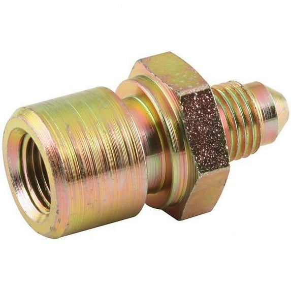 3 AN to Female 0.125 in. NPT Brake Line Adapters, Nickel Plated - Pack ...