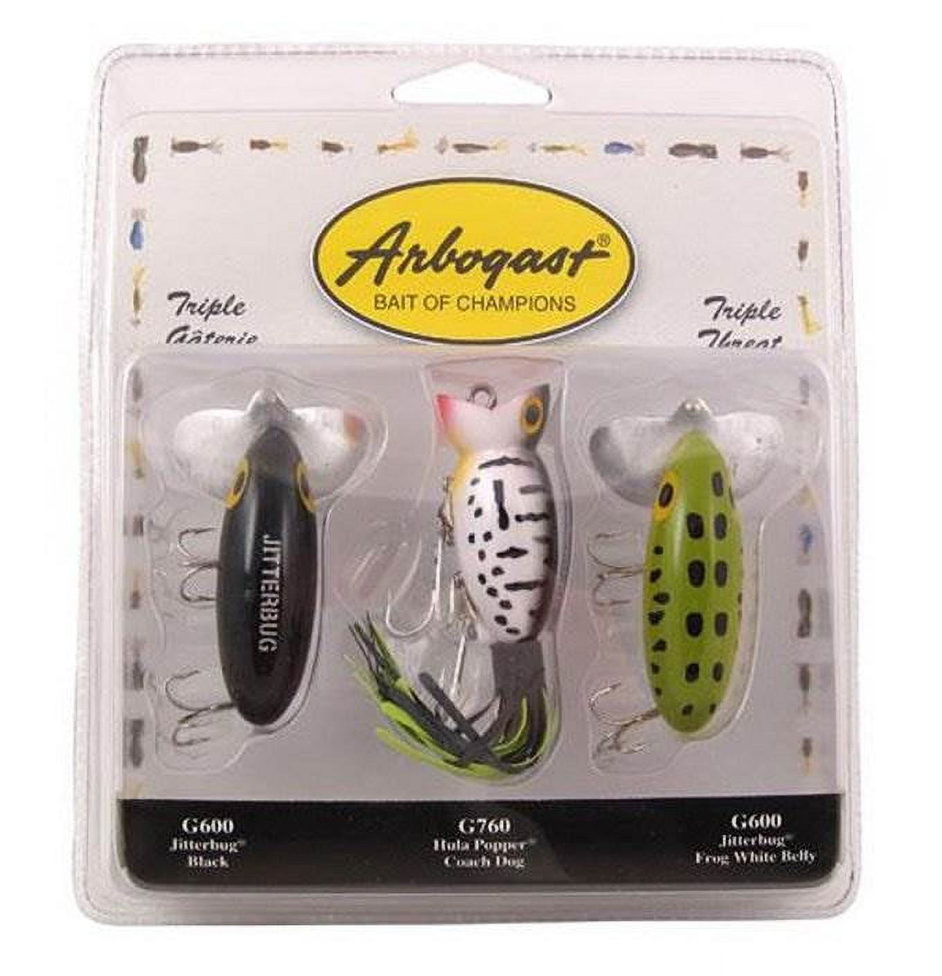 Arbogast Triple Threat Legendarey Fishing Lure Hard Bait Topwater ...