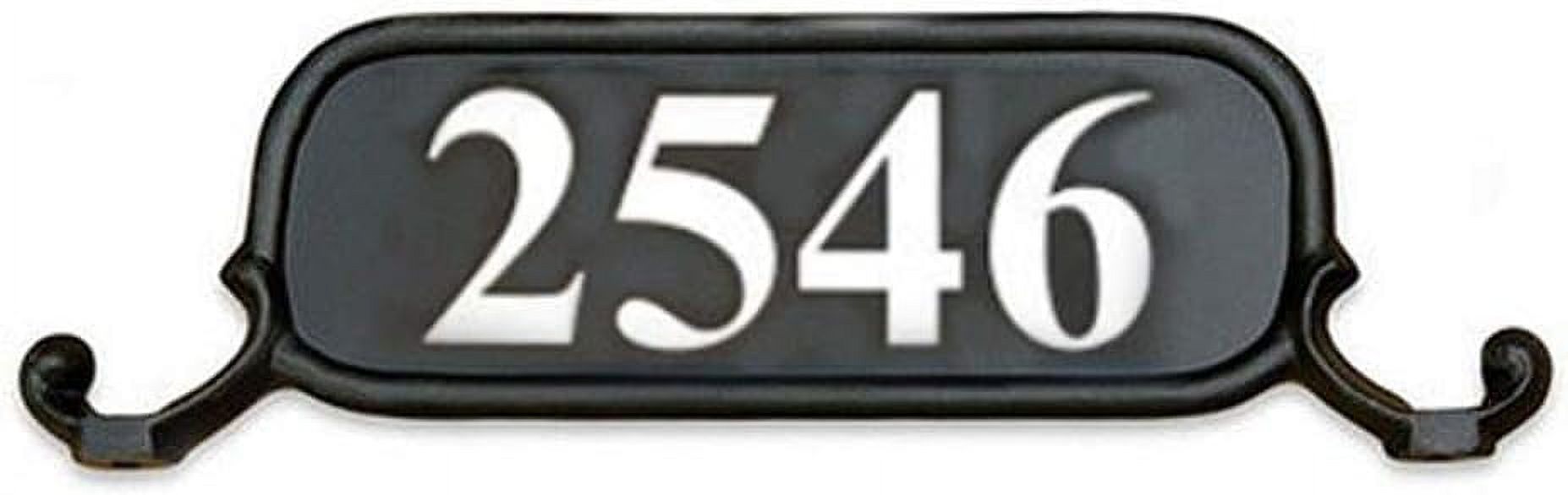 3 Address Plate – Oversized Plaque for House Numbers – Rust Pro ...