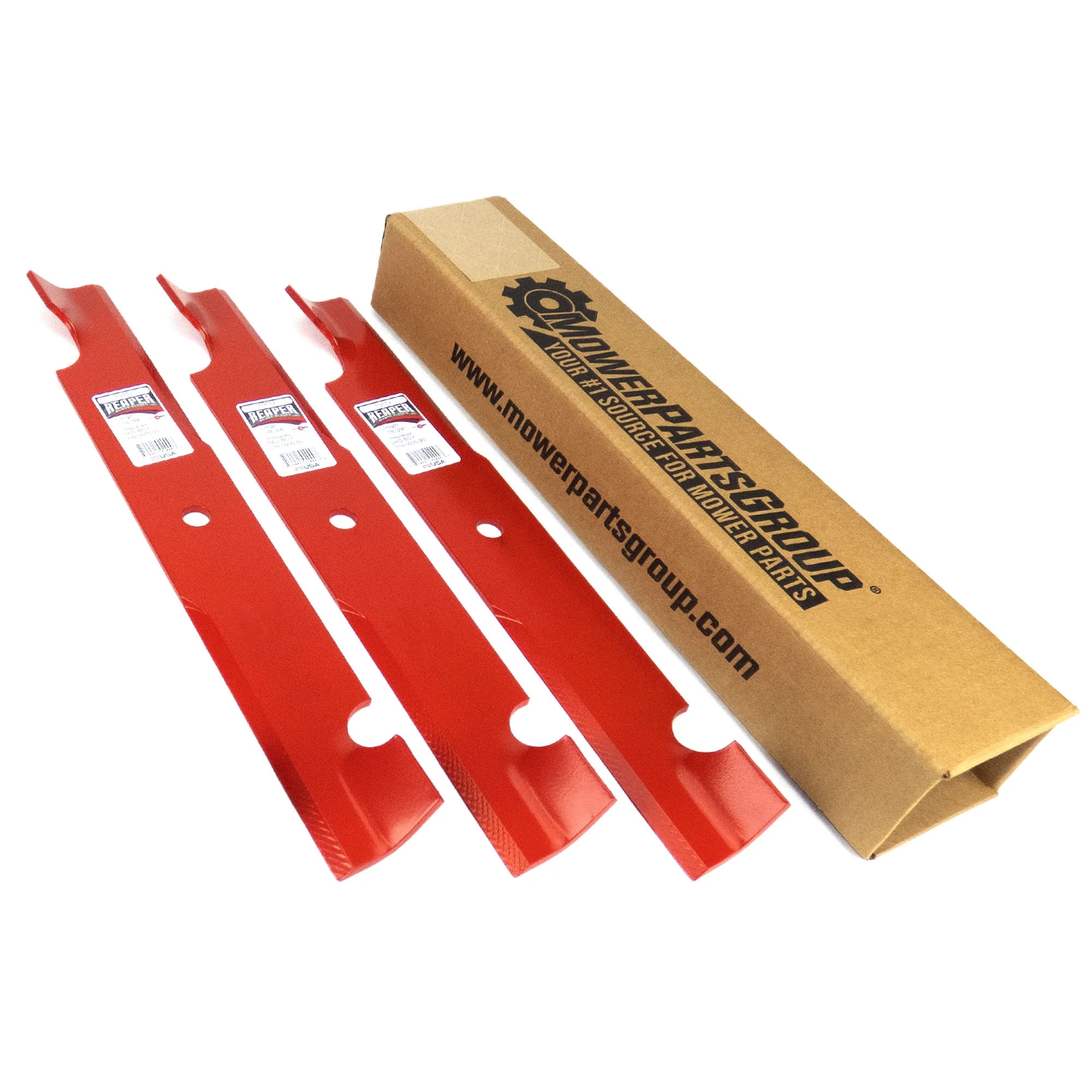 (3) Aftermarket Zero Turn Mower Blades for 54" - Fits MZ Magnum, ZT ...