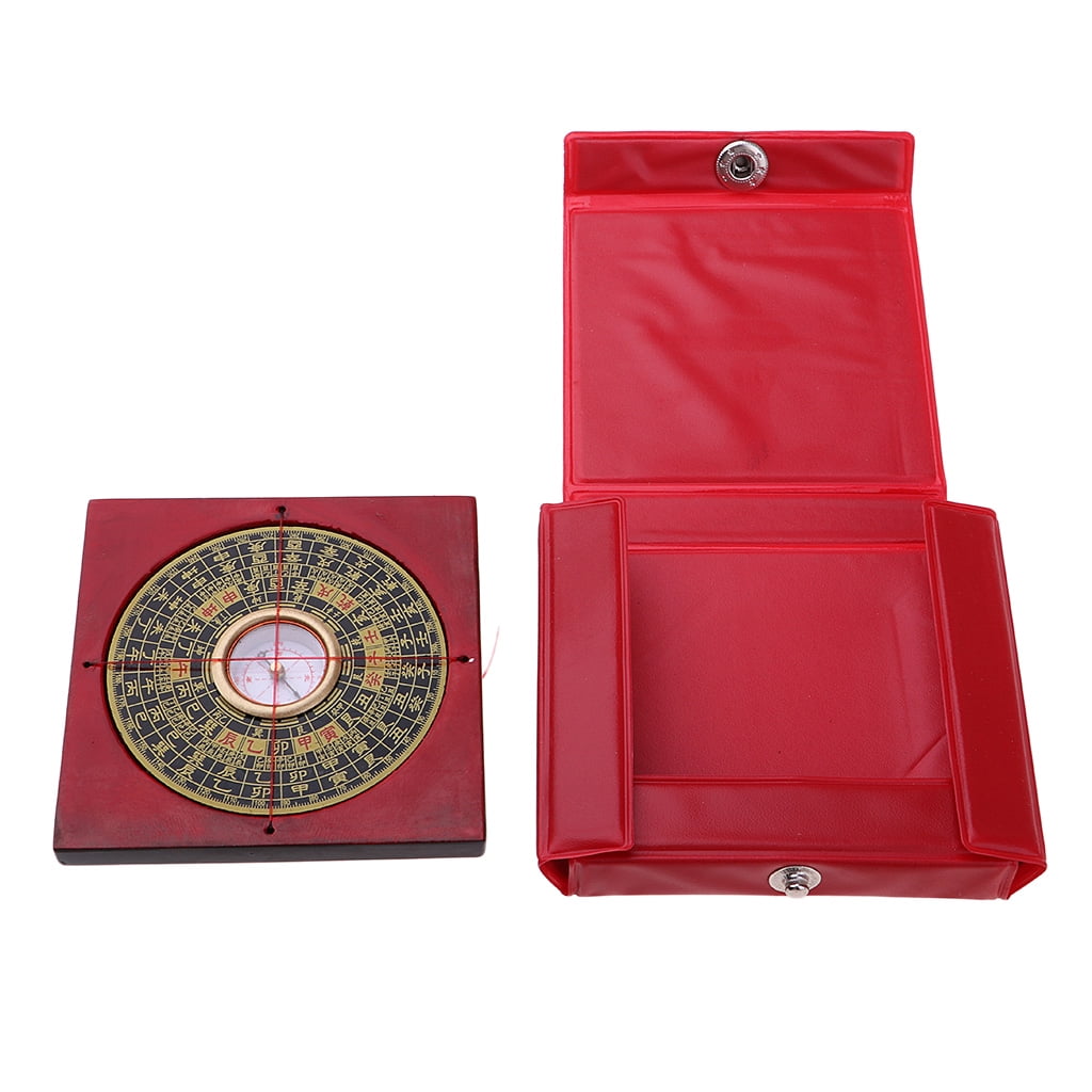 3"""" Ancient China Direction Luo Shui Good Fortune Collectible 8x8cm ...