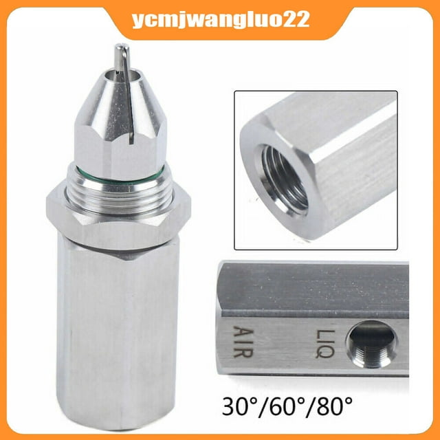 3 Angles Steel Super Fine Mist Wet fog Ultrasonic Nozzle Air Atomizer ...