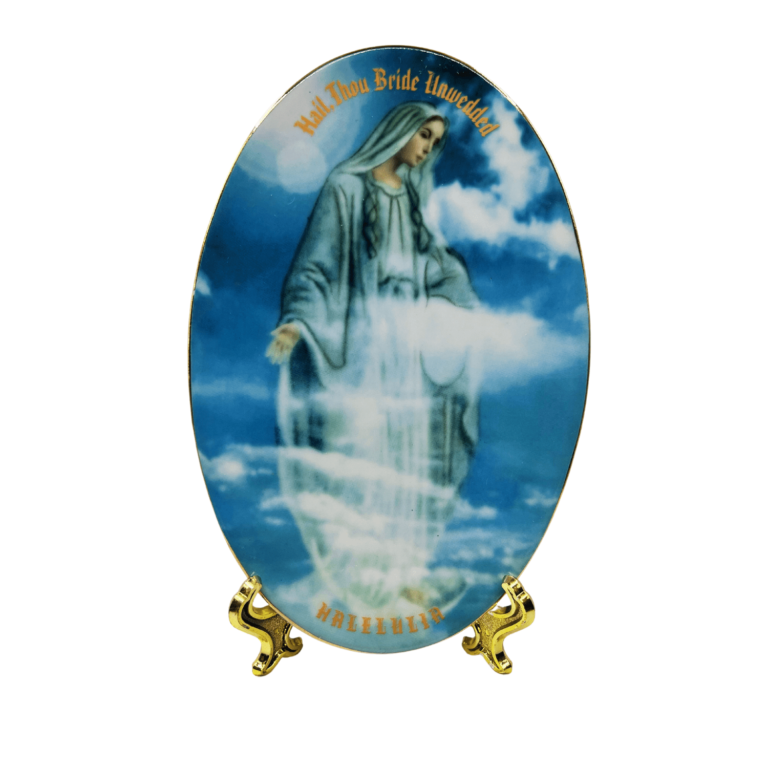 3 Arches USA Holy Virgin Mary Porcelain Room Decor Tabletop Display ...