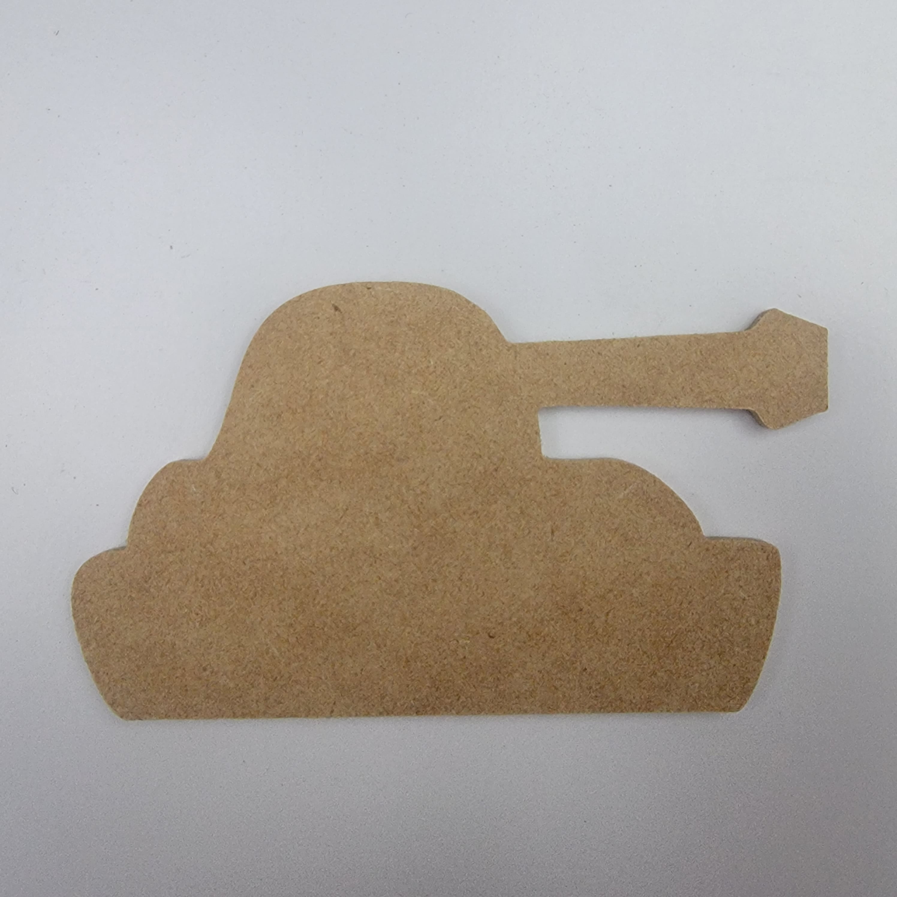 3" Army Tank, Unfinished MDF Art Shape by Wooden Craft Cutouts ...