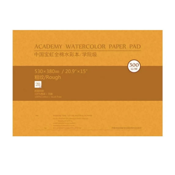 3. Artist-Grade 300g Cotton Watercolor Paper 20-Sheet Acid Sketch Pad ...