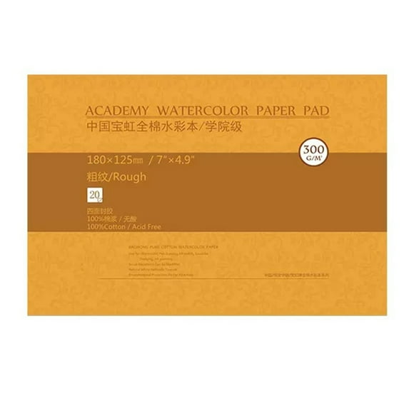 3. Artist-Grade 300g Cotton Watercolor Paper 20-Sheet Acid Sketch Pad ...