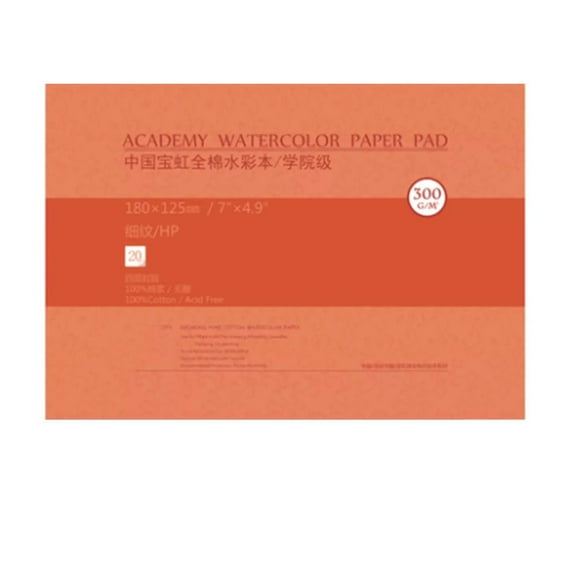 3. Artist-Grade 300g Cotton Watercolor Paper 20-Sheet Acid Sketch Pad ...
