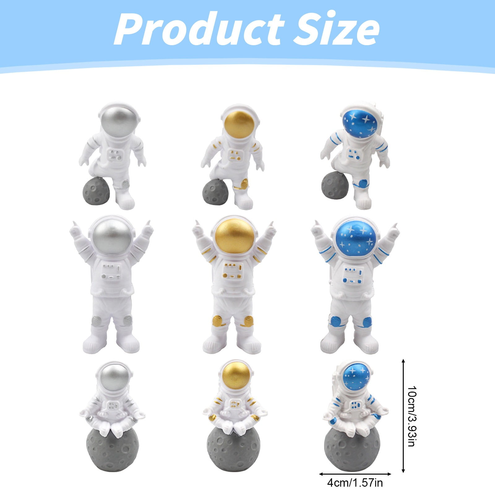 3*Astronaut Figurines Clearance! Astronaut Figure Statue Figurine ...
