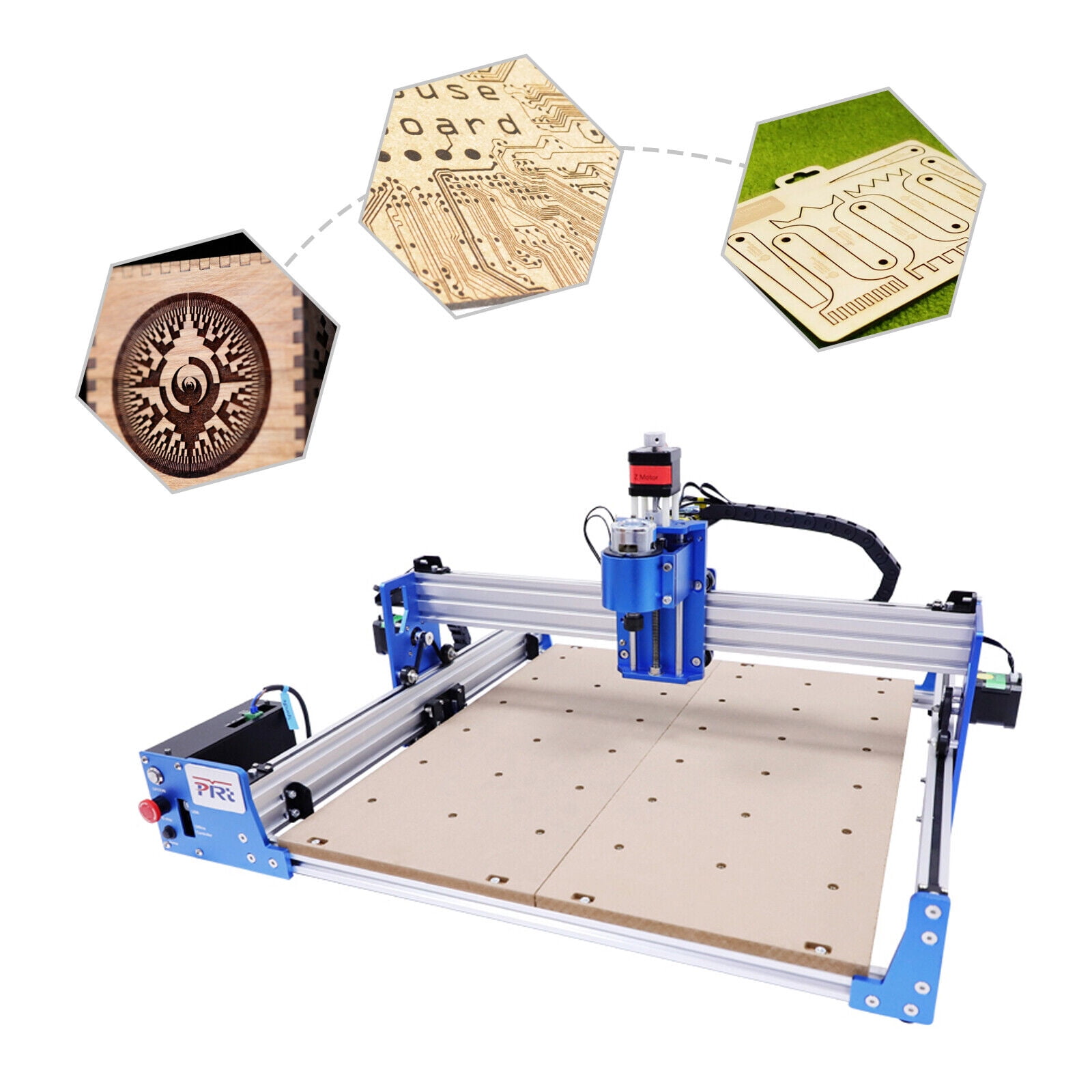 3 Axis 4040 Cnc Router Engraving Machine Kit Woodworking Cutting ...