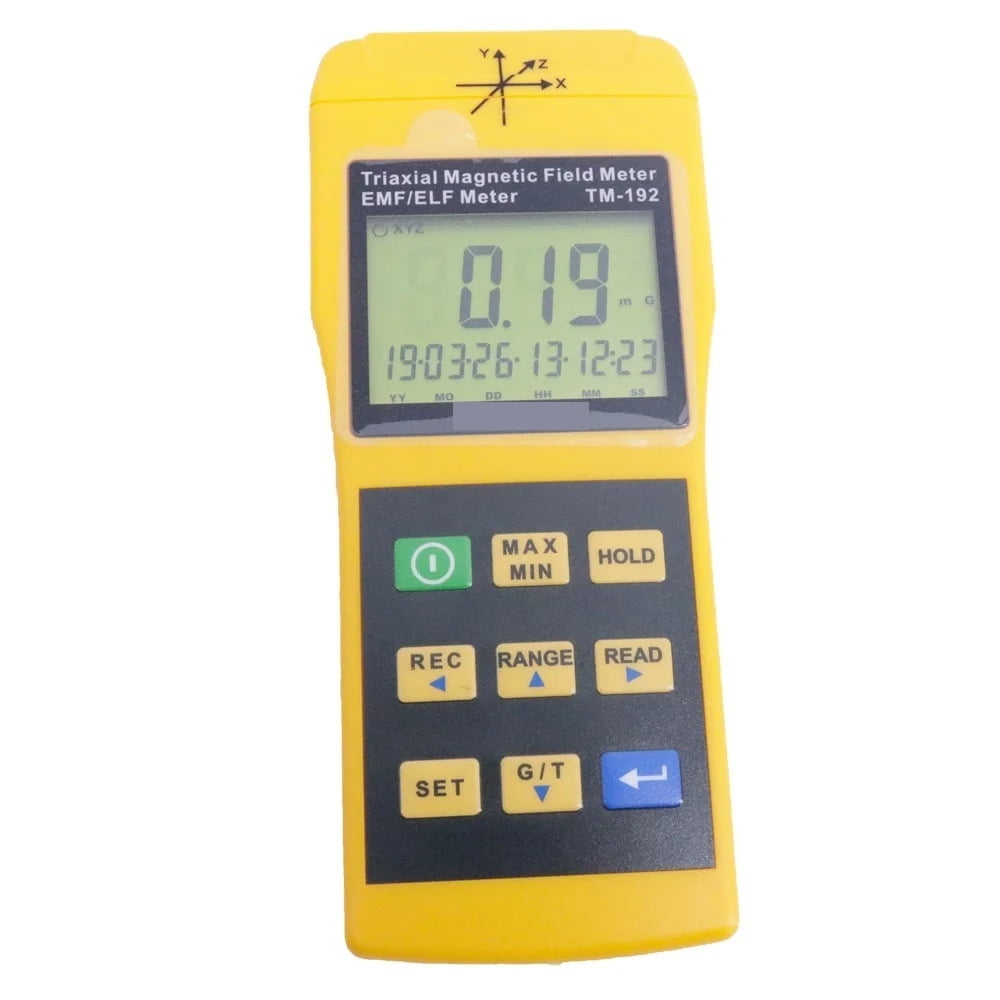 3-Axis EMF Meter Electromagnetic Field Radiation Intensity Tester ...
