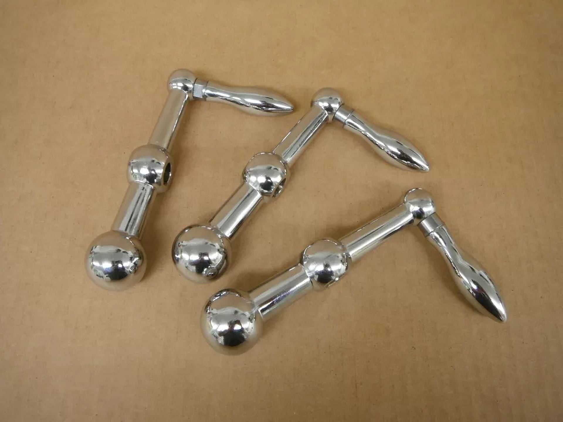 (3) BALL CRANK HANDLES 5/8" BORE milling machine BRIDGEPORT 2060085 ...