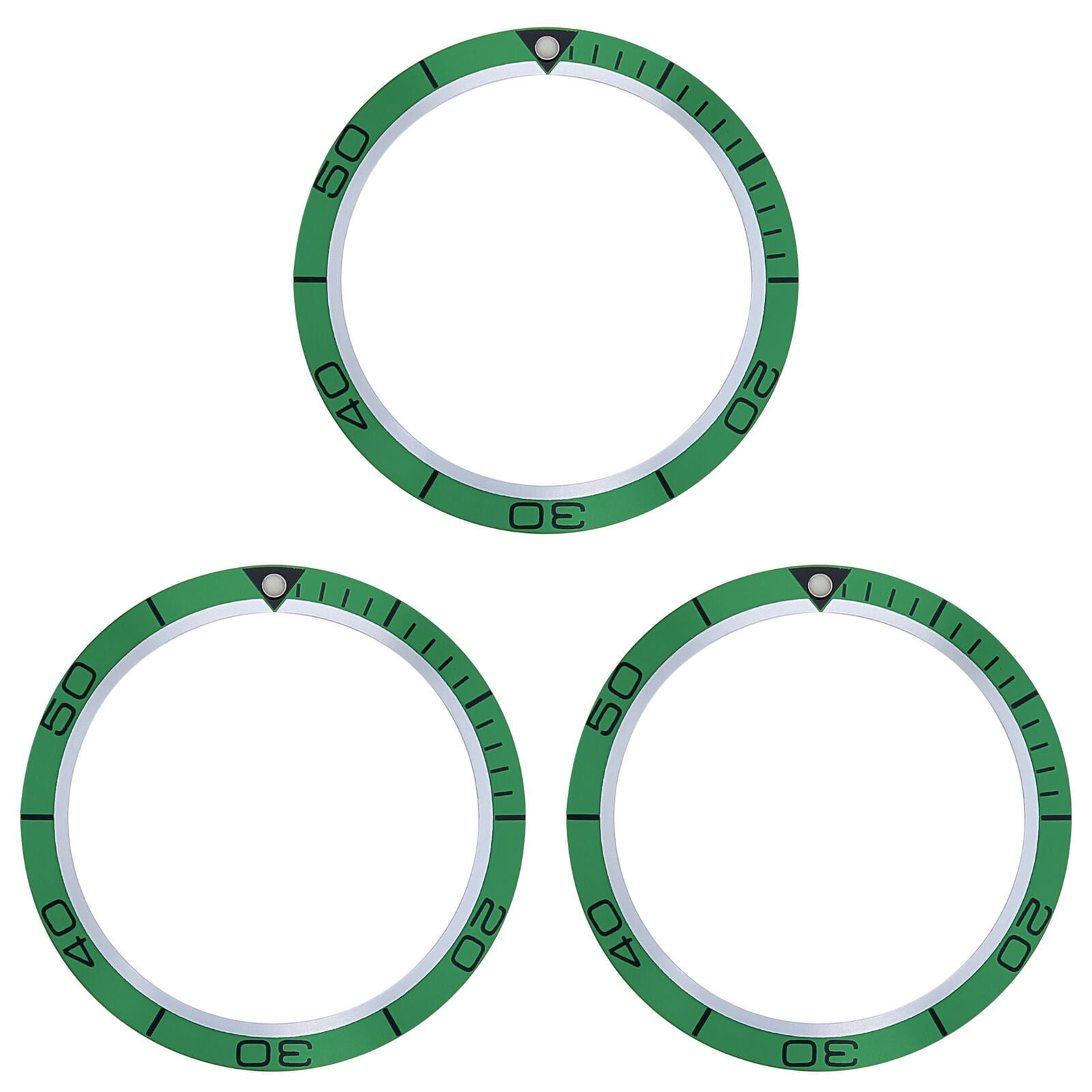 3 BEZEL INSERT FOR FIT 41MM-42MM CASE OMEGA WATCH SEAMASTER PLANET ...