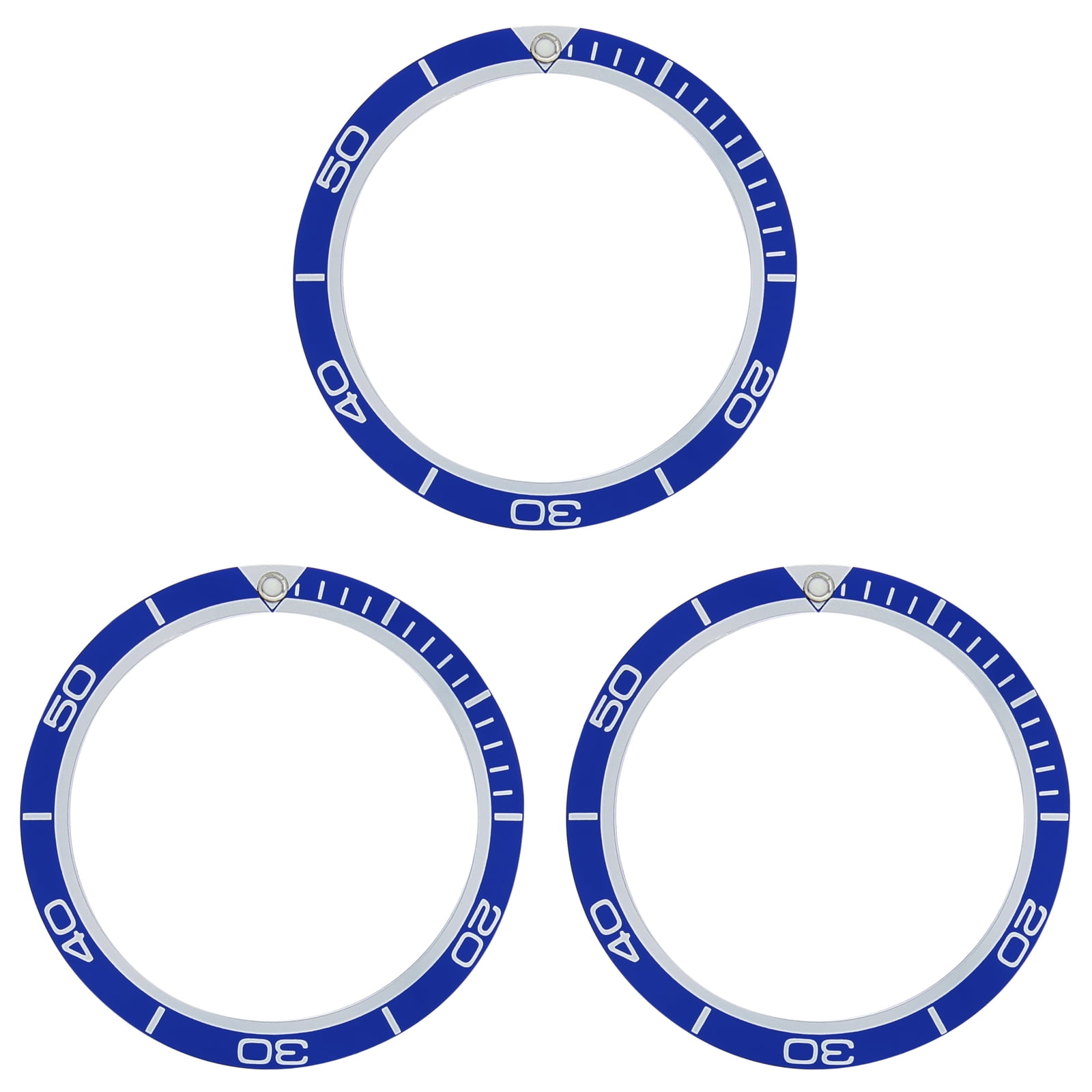 3 BEZEL INSERT FOR OMEGA WATCH SEAMASTER PLANET OCEAN 45MM OR 45.50MM ...