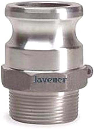 3" BSP male Thread 316 Stainless Steel Cam Lock Plug Adapter Cam and ...