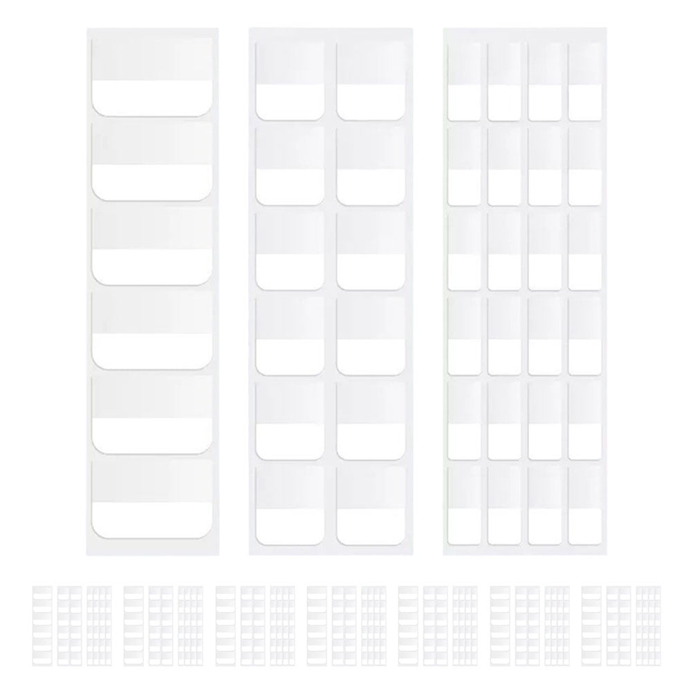 3 Bags Index Label Transparent Stickers Small Sticky Tabs Book Supply ...
