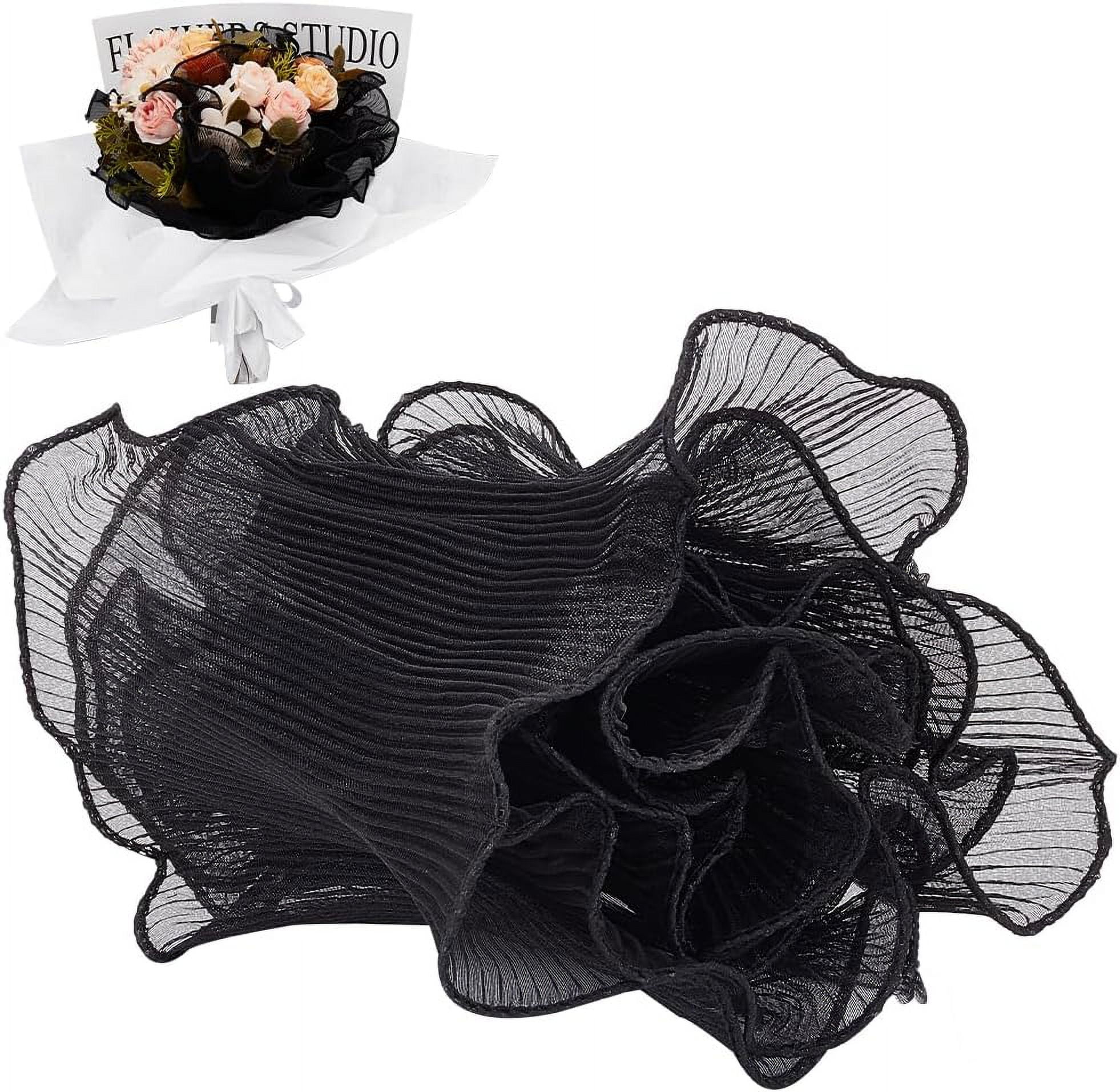 3 Bags Polyester Gift Wrapping Paper Bouquet Packaging for Valentine's ...