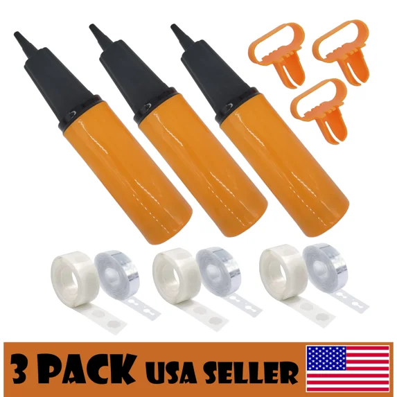 3 Balloon Pump Handheld, Manual Inflator Air Pump 2 Way Dual Action New Version - Walmart.com