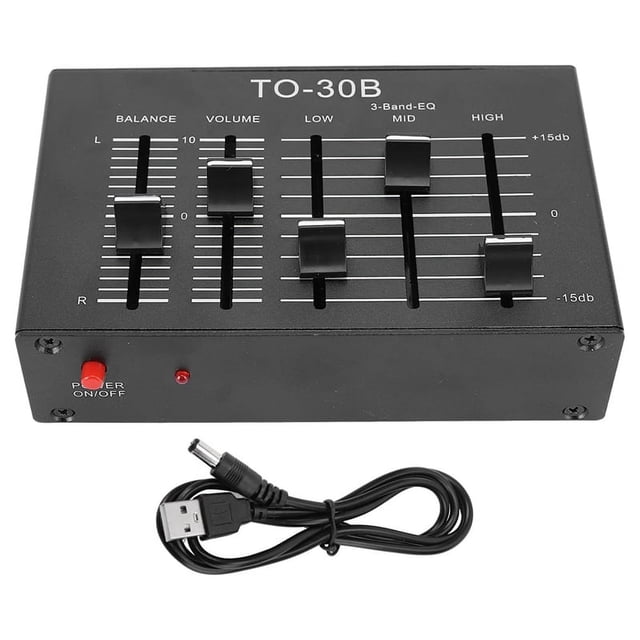 3 Band EQ Equalizer Low Noise Volume Control High Medium Low 3 Band ...