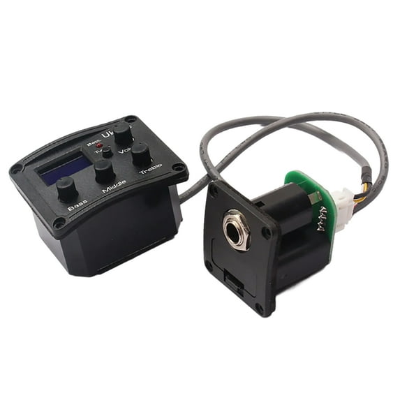 3-Band Piezo Pickup Ukulele Preamp Amplifier Equalizers Tuner Systems ...
