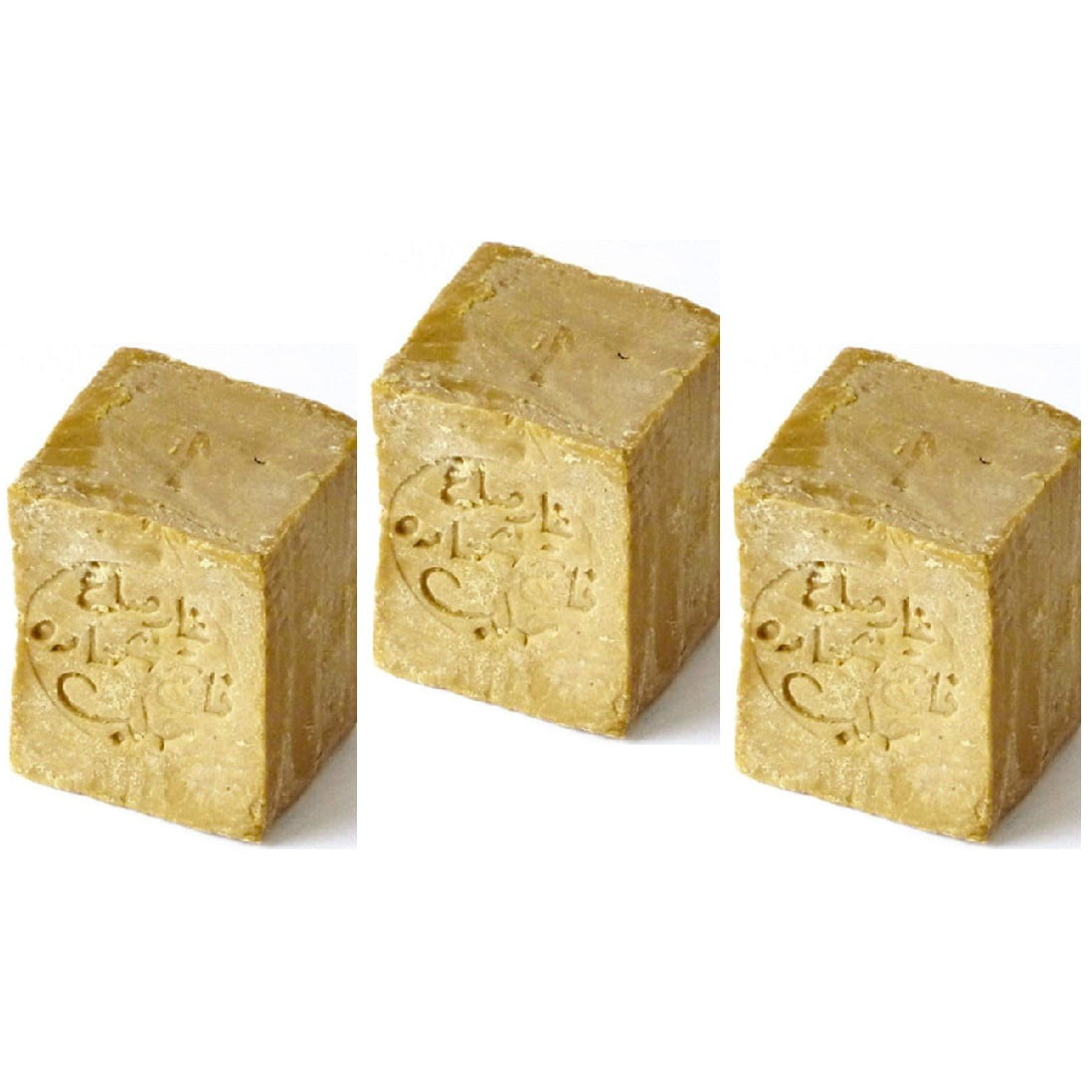 3 Bars Le Savon d'Alep Aleppo Soap Olive & Laurel Oil 200g 7.05oz Each ...