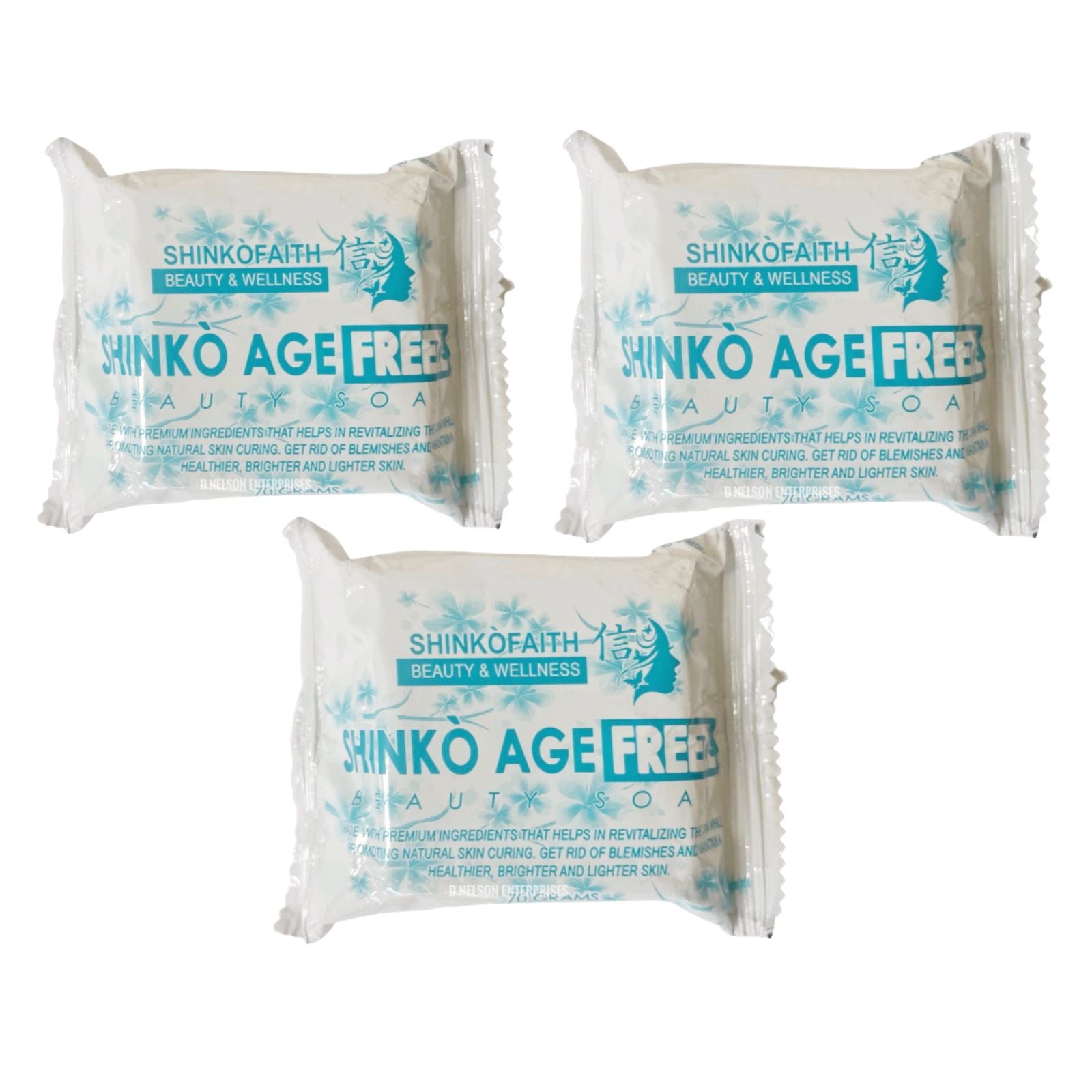 3 Bars Shinko Age Freeze Beauty Soap, 70g Each - Walmart.com
