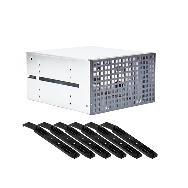 3-Bay Hard Drive Cage Rack 2xOptical Drive Space to 3x3.5 Inch Hard ...