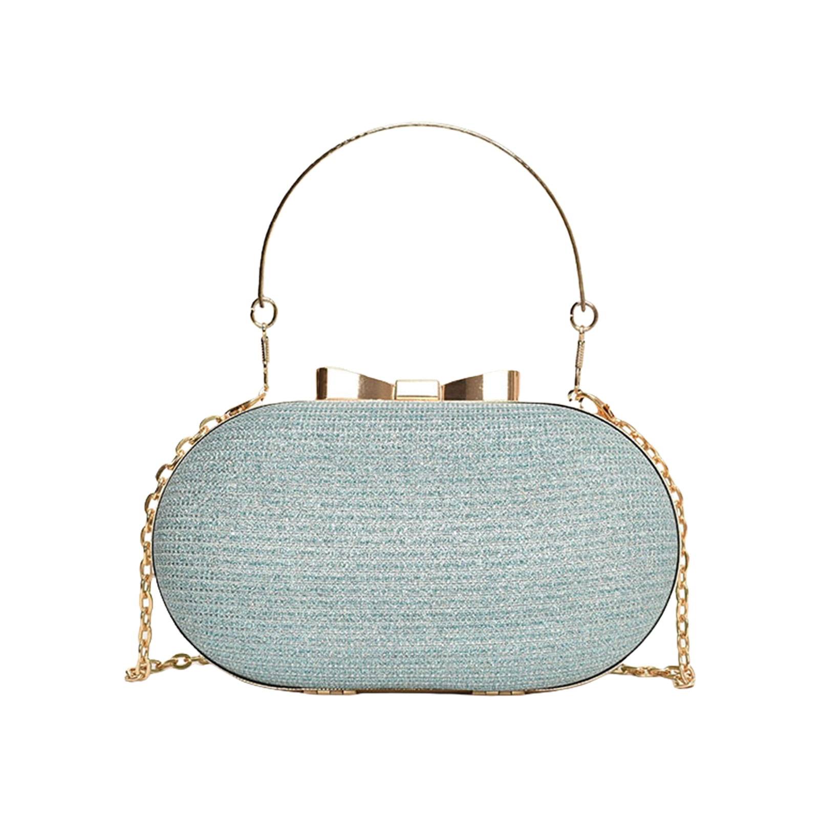 3. Beaded Shoulder Bag with Adjustable Chain - Crossbody Purse for ...