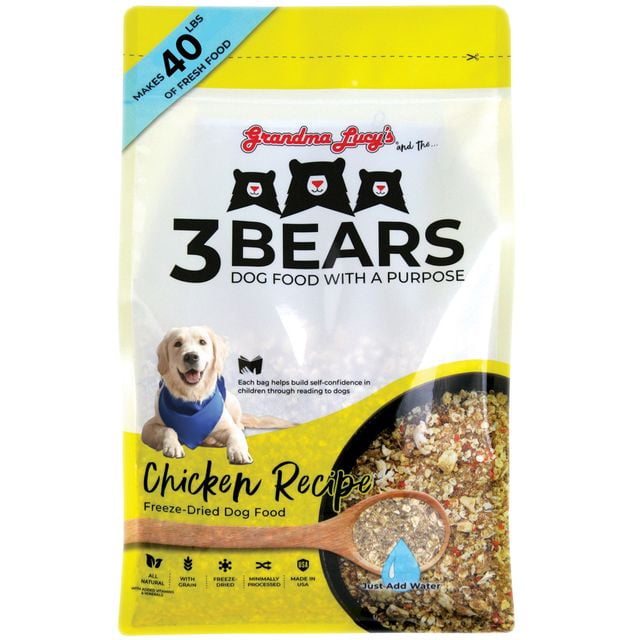 3 Bears Chicken Dog Food - 8lb - Walmart.com