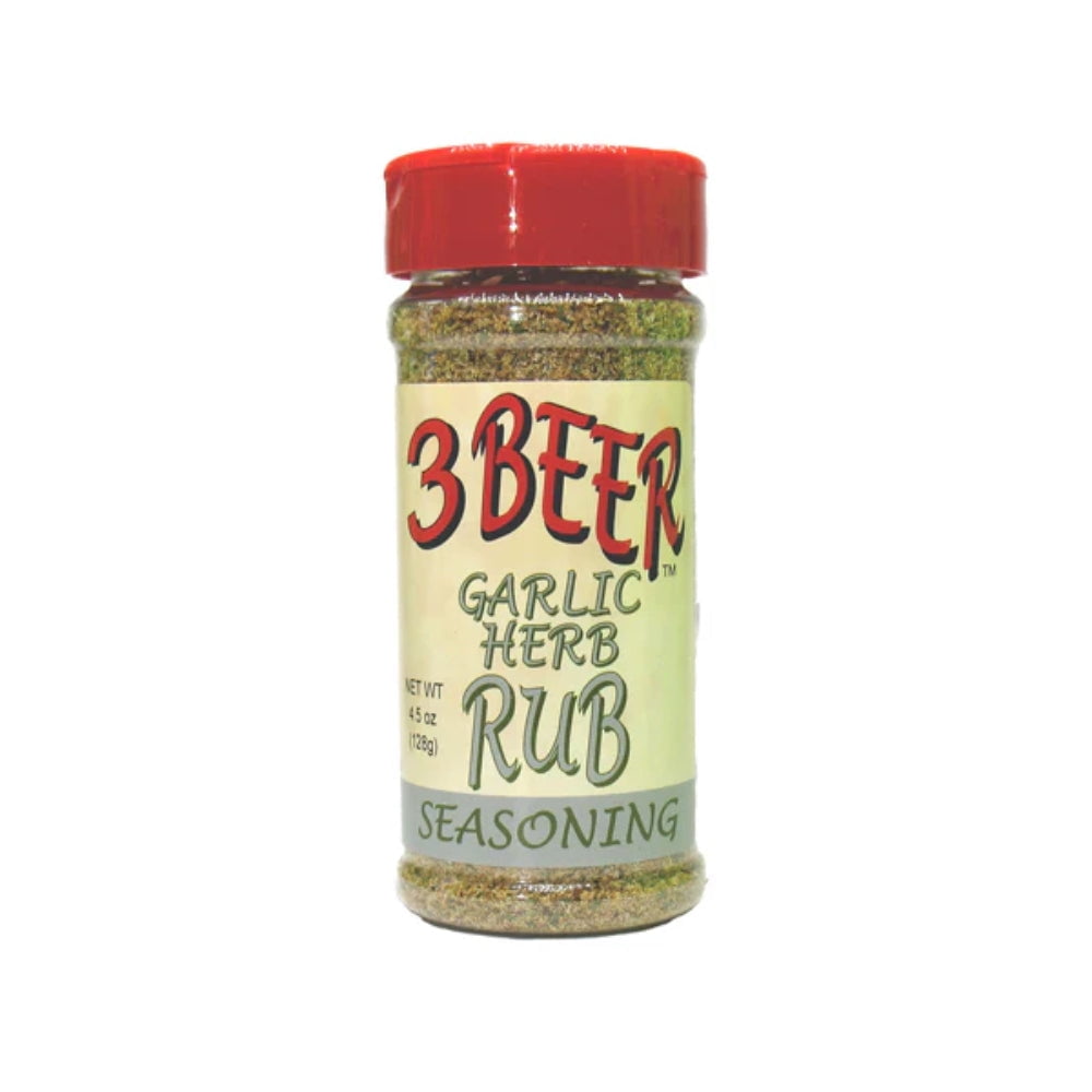 3 Beer Rub - 5oz Garlic Herb - Combo 3 Pack - Garlic Herb / Lemon Spice ...