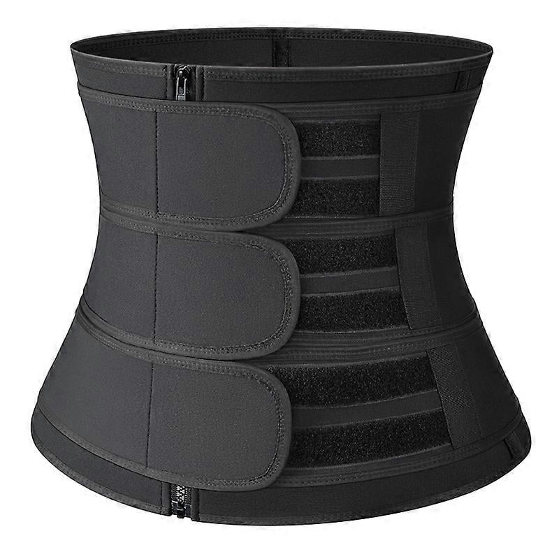 3 Belts Waist Trainer Corset Women Body Shaper Neoprene Sweat Slimming ...