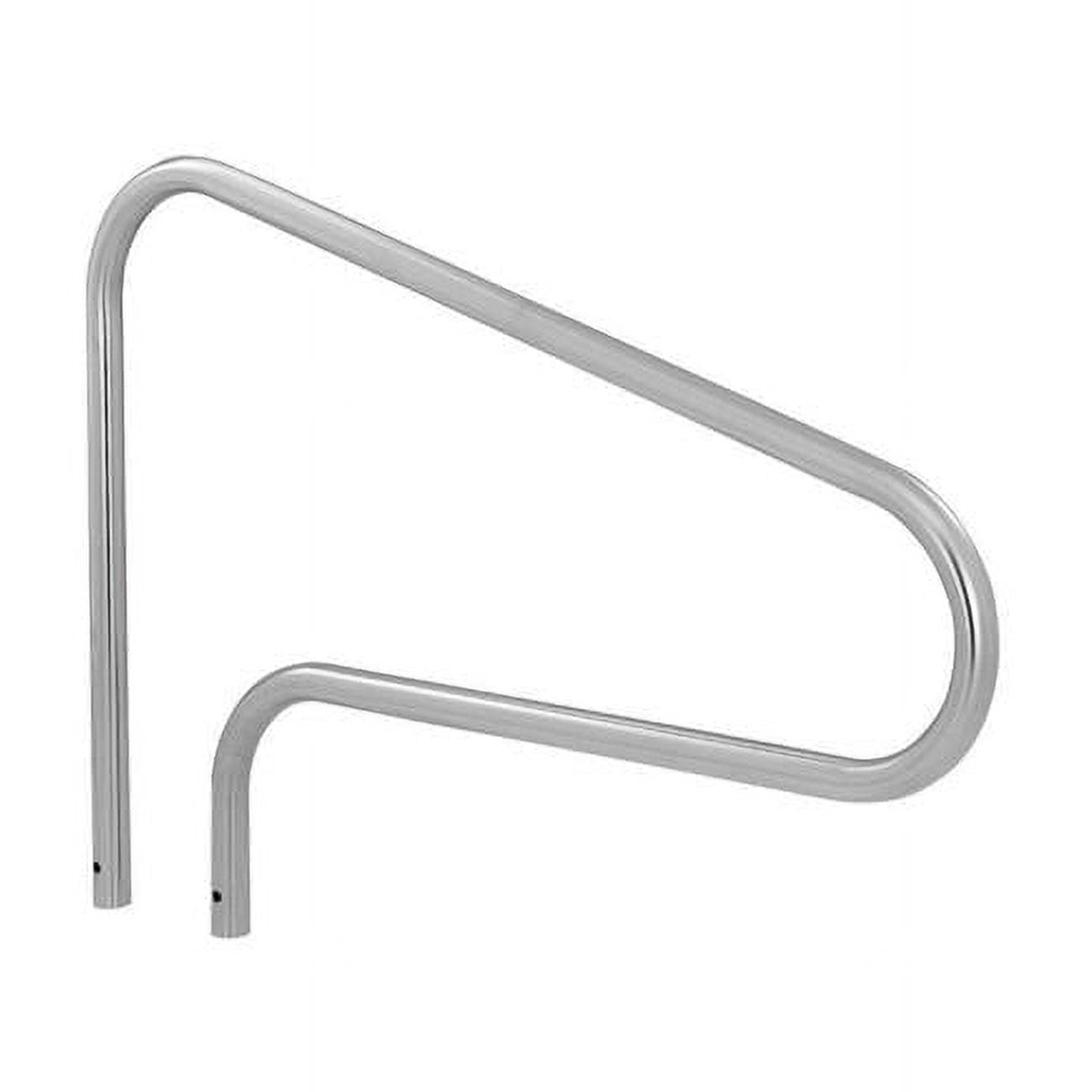3-Bend Deck Mount Center Grab Handrail with 304 Stainless Steel - 2 ft ...