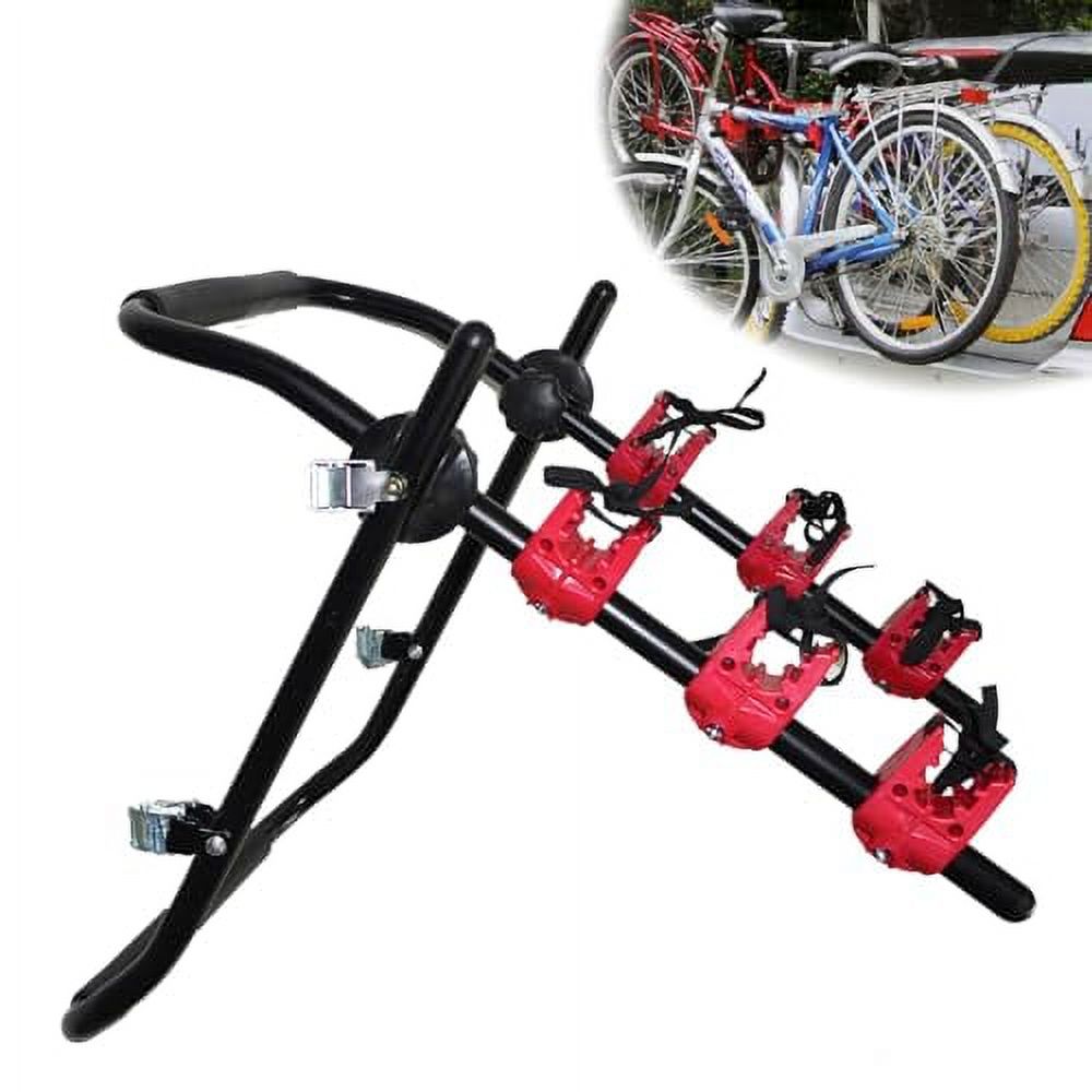 3-Bike Hitch Mount Rack, Trunk Mount Bike Rack Bicycle Hatchback ...