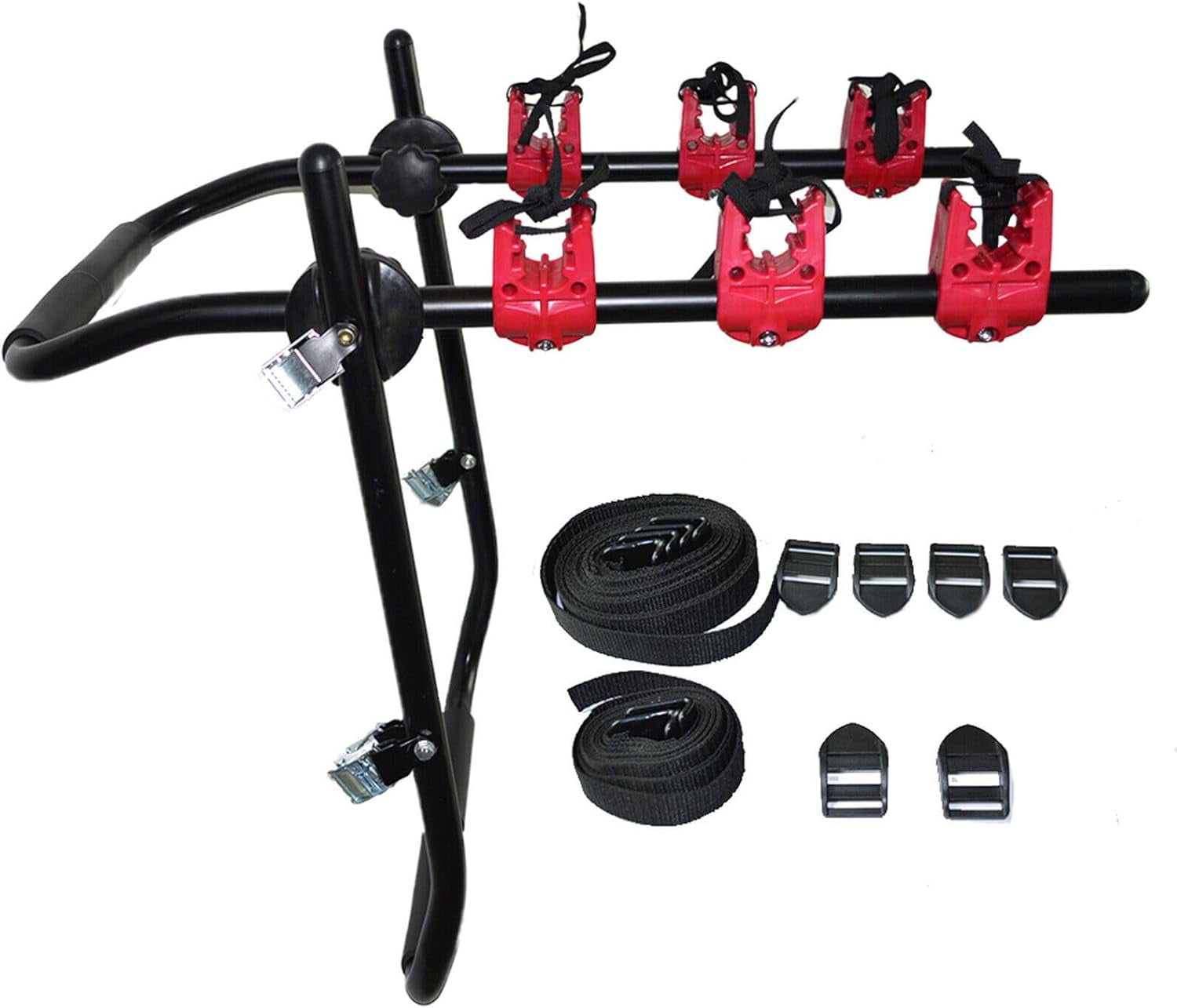 3 Bikes Mount Rack Hatchback Car Bikes Carrier Rack, Trunk Mount ...