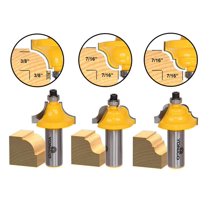 Yonico 3 Bit Edge Molding Router Bit Set - Ogee - 1/2" Shank - 13325 ...