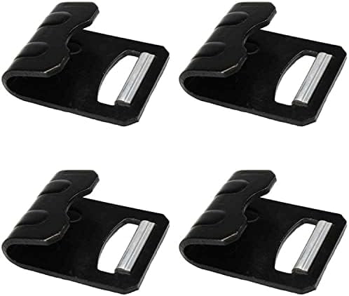 3" Black Flat Hook with Aluminum Defender - 4 Pack - Walmart.com