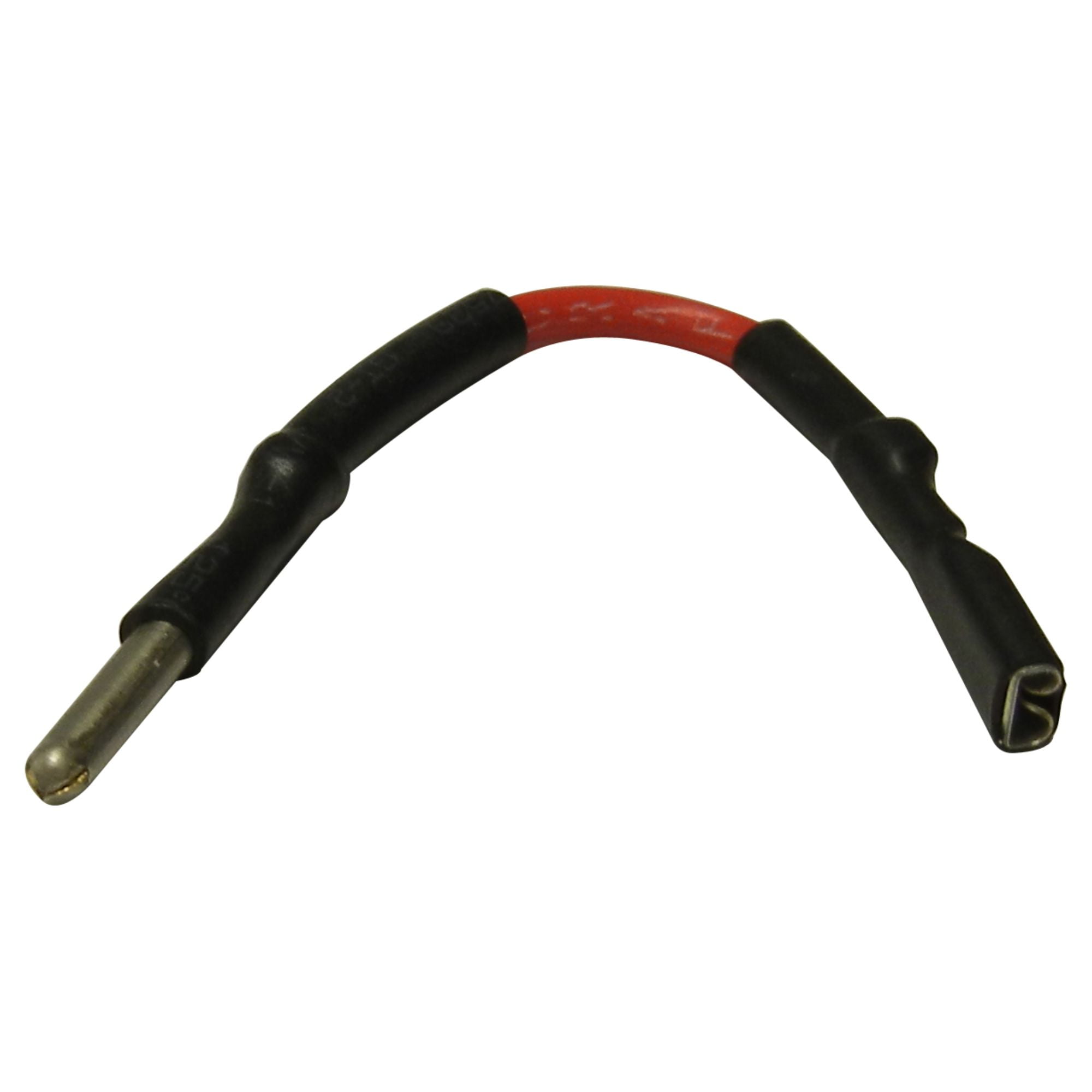 3" Black and Red Male Round and Female Spade Adapter Wire - Walmart.com