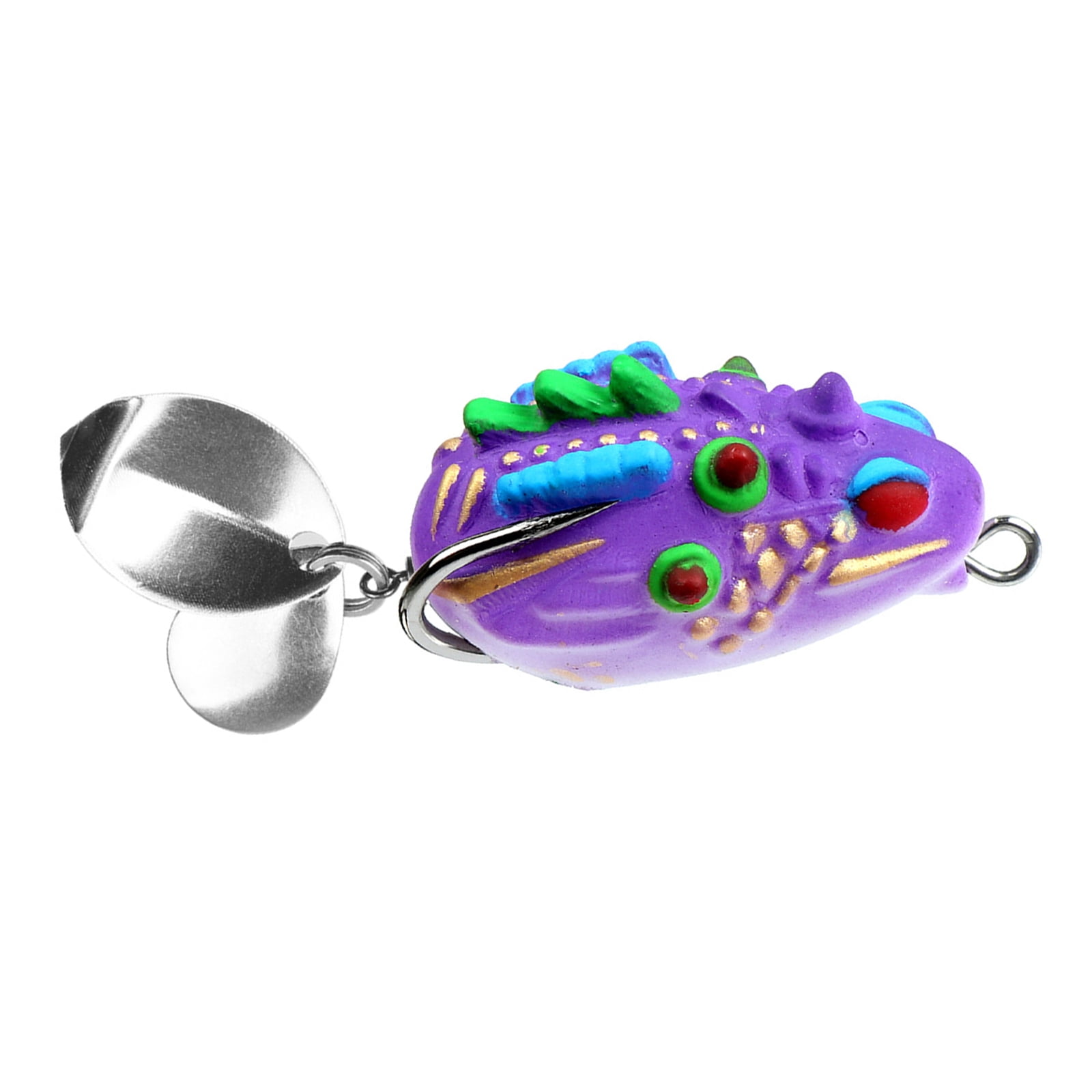 3. Blackfish Fishing Lures 3.5cm Simulated Ray Frogs PVC Crankbait with ...