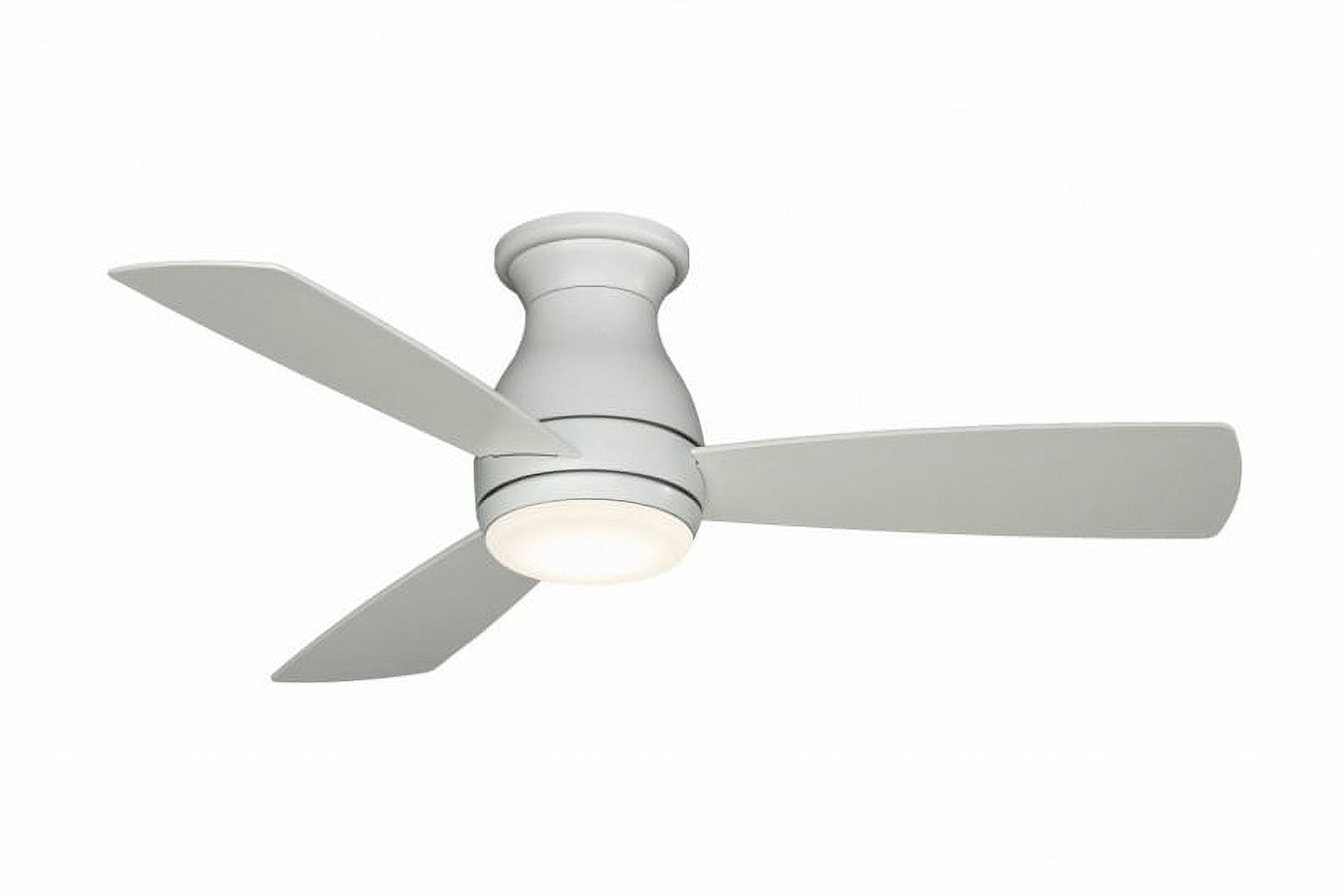 3 Blade Ceiling Fan-11.74 Inches Tall And 44 Inches Wide-Matte White ...