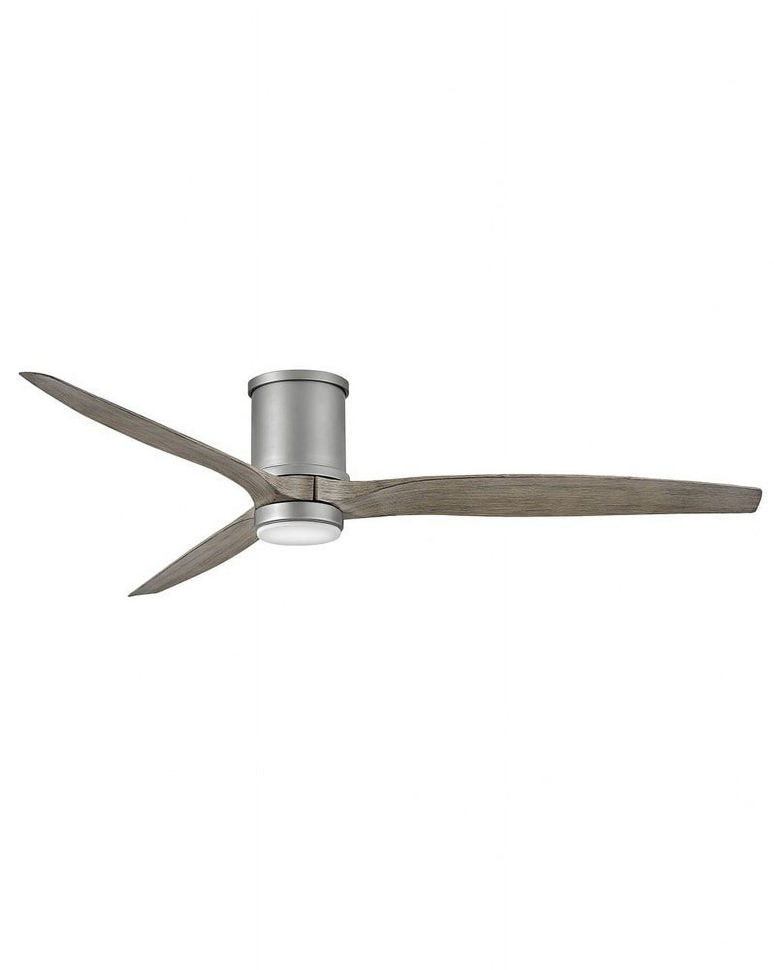 Hinkley Lighting - Hover Flush - 3 Blade Ceiling Fan with Light Kit In ...
