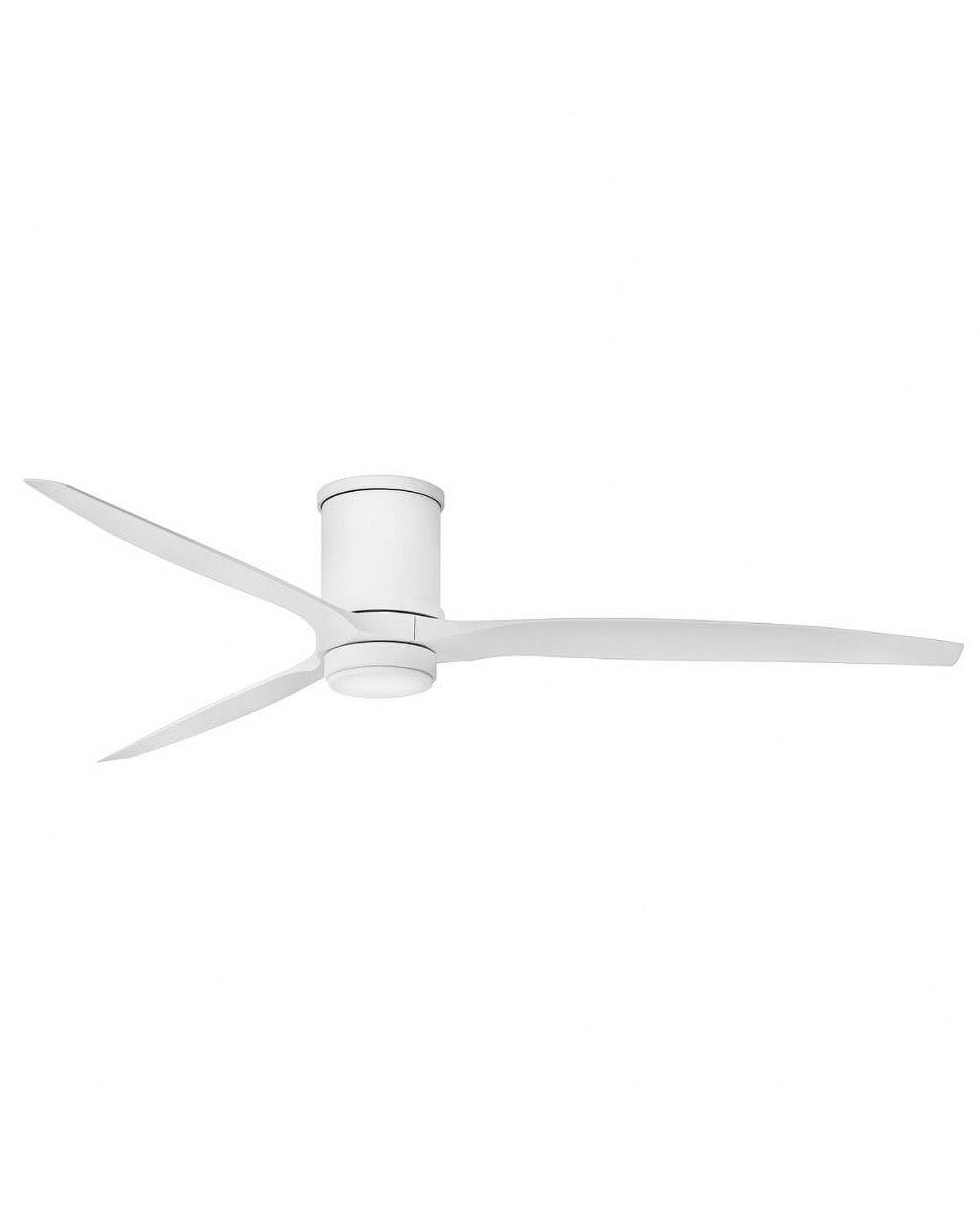 Hinkley Lighting - Hover Flush - 3 Blade Ceiling Fan with Light Kit In ...